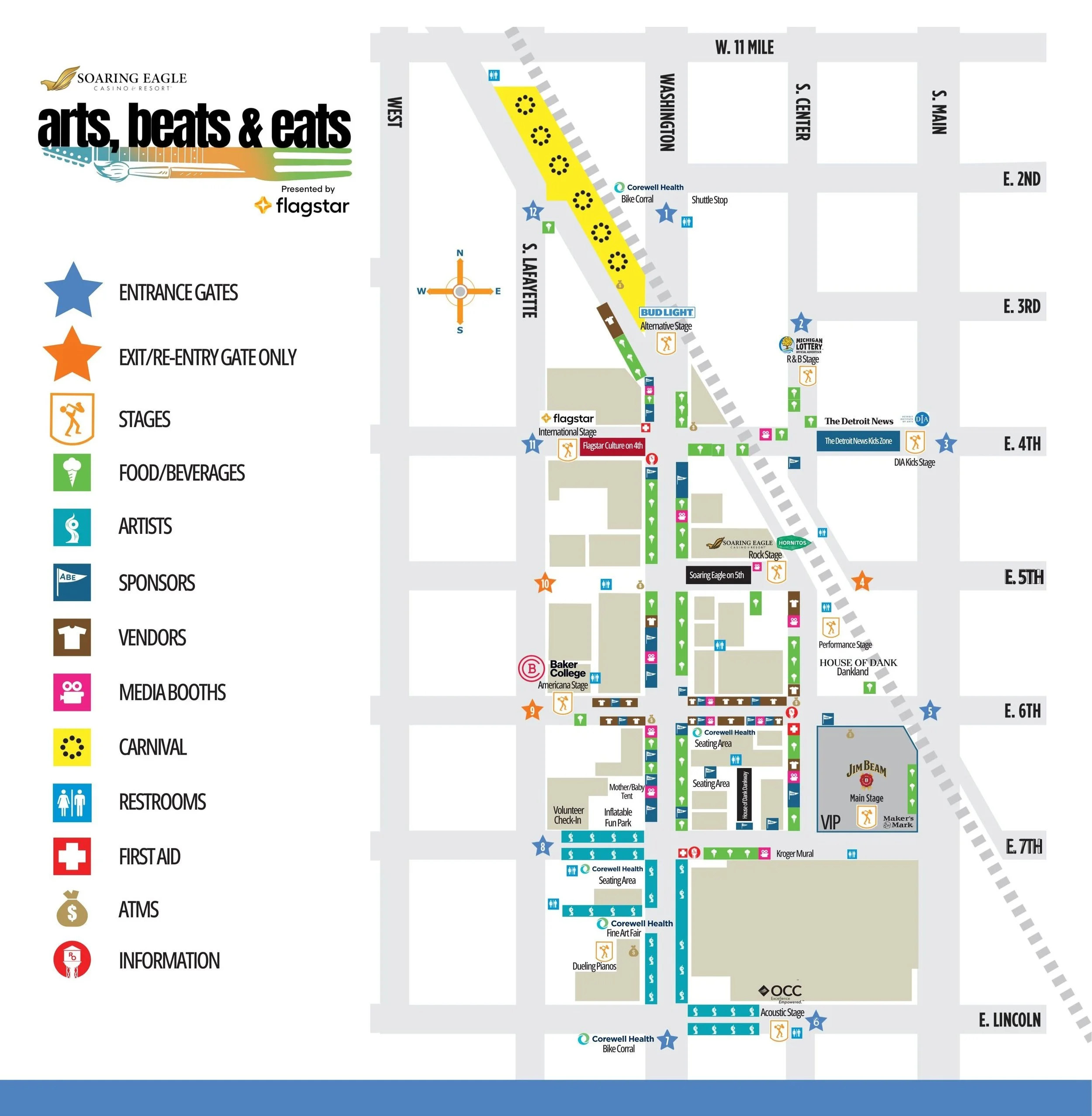 Event Map — Arts Beats & Eats