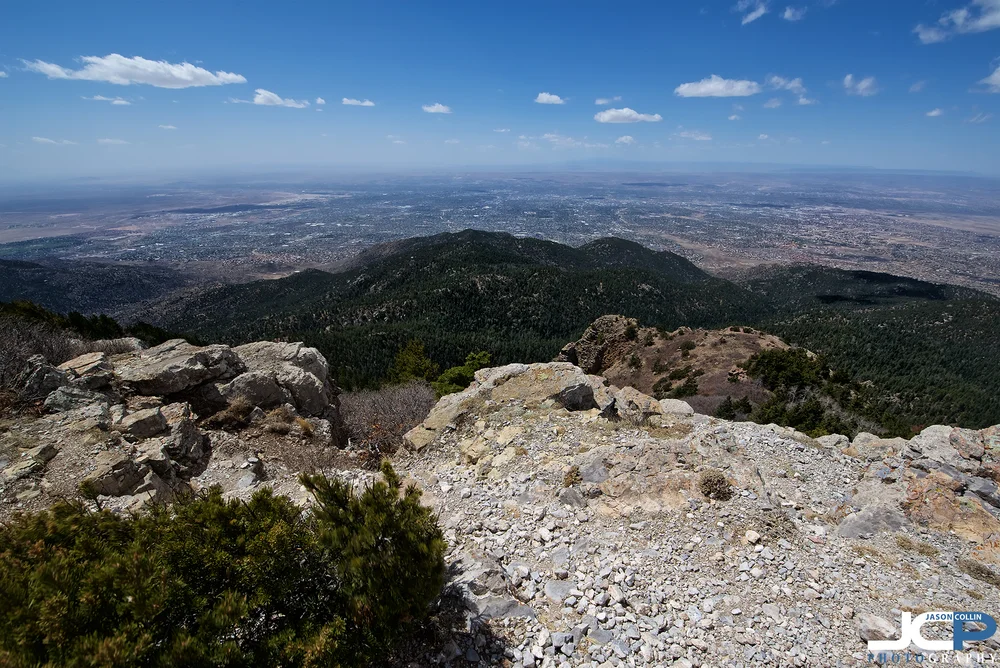 Views from South Sandia Peak Albuquerque New Mexico True — Jason Collin ...