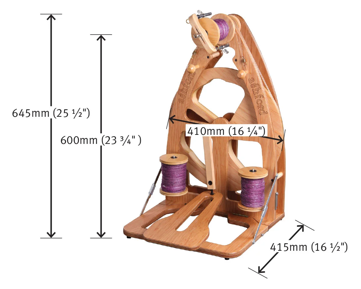 Ashford Joy Spinning Wheel - Fiber to Yarn