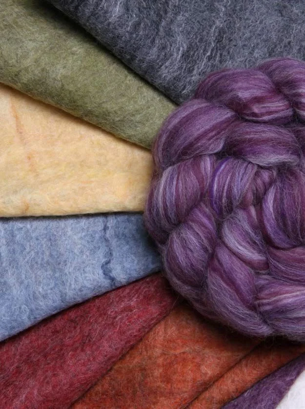 Alpaca, Silk Fibers to spin or felt