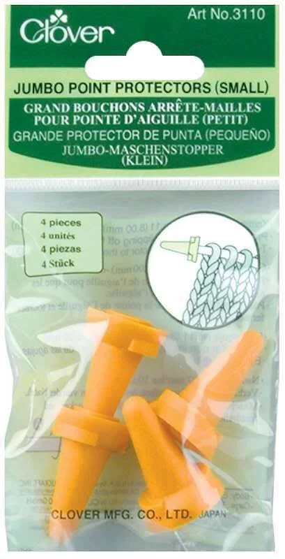 Clover Knit Markers, Needles, Point Protectors - Fiber to Yarn