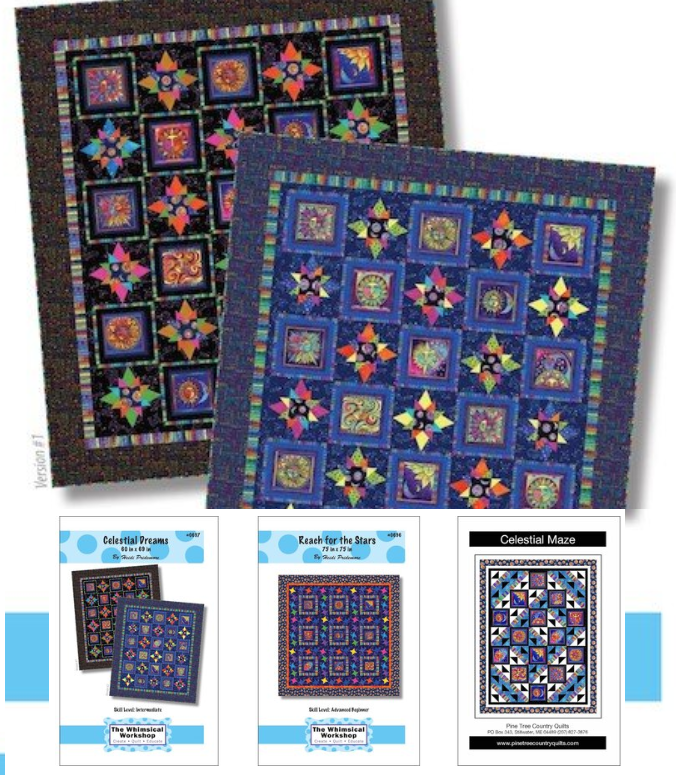 Laurel Burch Celestial Magic Moons 3164-3M - Fiber to Yarn