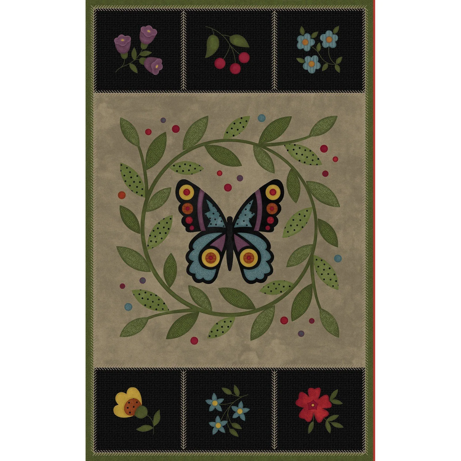 Bonnie's Butterflies Flannel Quilt Pattern - Fiber to Yarn