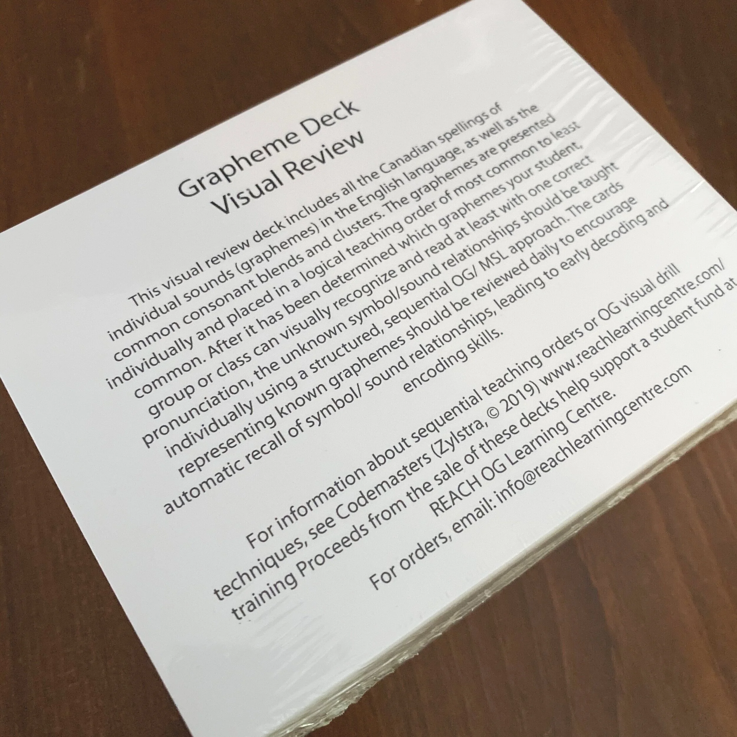 Orton Gillingham Resources — Reach Learning Centre