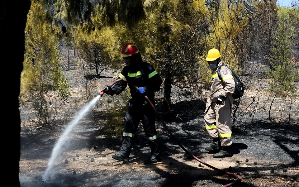 Fire in Fournoi, Ikaria – 112 Alert Issued