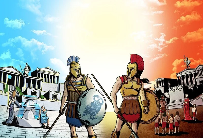 The Opposite Lifestyles Of Sparta And Athens: Deep Thinkers vs Military ...