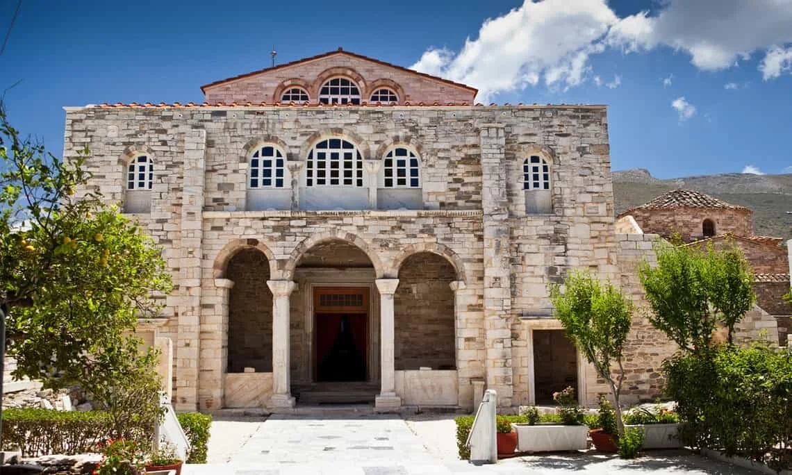 The historical temple of Paros island with 100 entrances: 99 known and ...