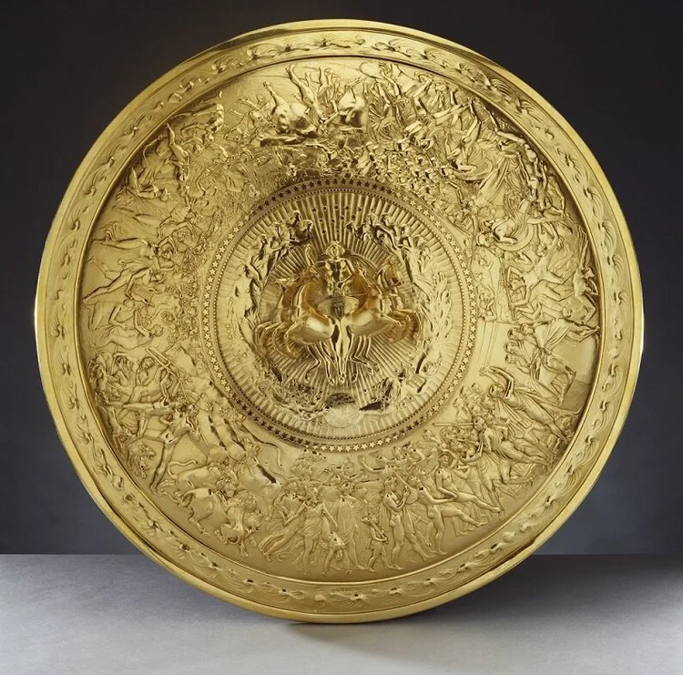 The legendary shield of Achilles, for which Homer dedicated 134 verses ...