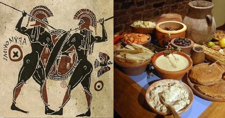What did the Spartans eat and were the best warriors in the world?