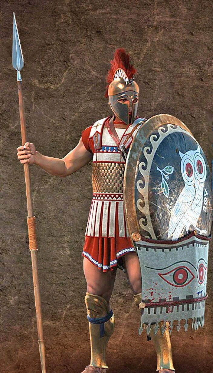 10 Military uniforms of ancient Greek warriors