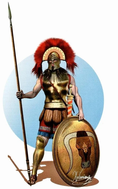 10 Military uniforms of ancient Greek warriors