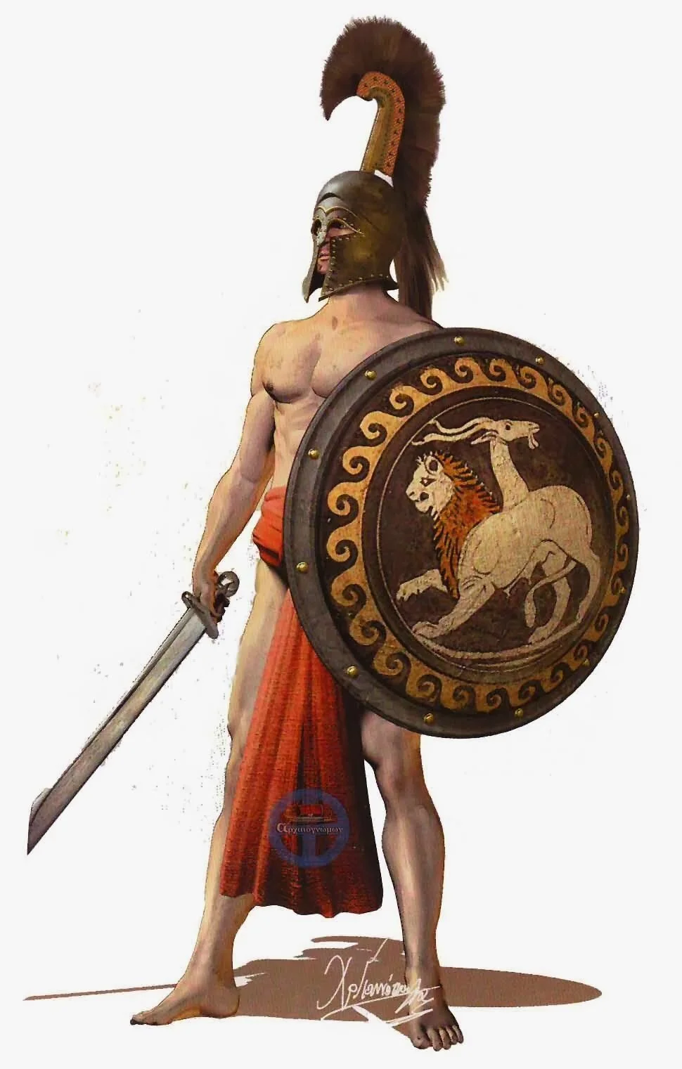 10 Military uniforms of ancient Greek warriors