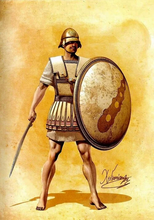 10 Military uniforms of ancient Greek warriors