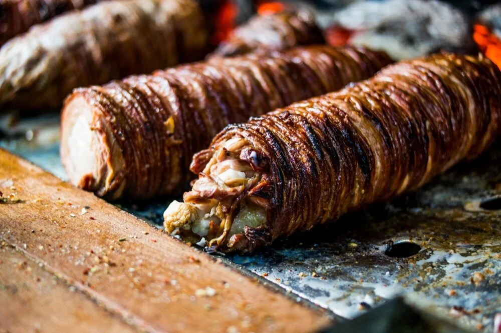 Today's skewered delicacies in ancient times