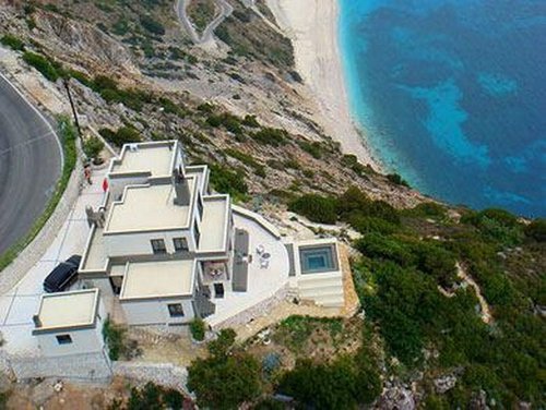 The magnificent view from one of the most beautiful houses in Greece