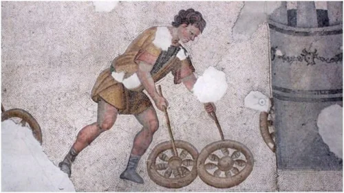 Hoop Rolling: A popular children’s pursuit since Ancient Greece, in the ...