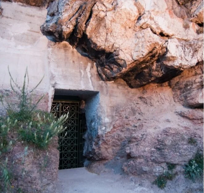 Socrates Prison: The cave in the center of Athens