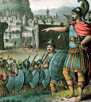 The humiliating defeat which showed that even the Spartans surrendered