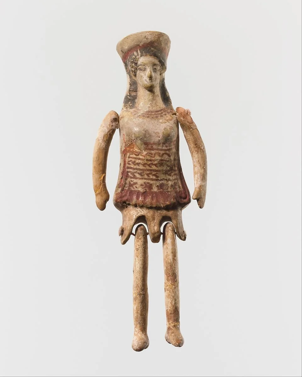 Greek Terracotta Figurines with Articulated Limbs