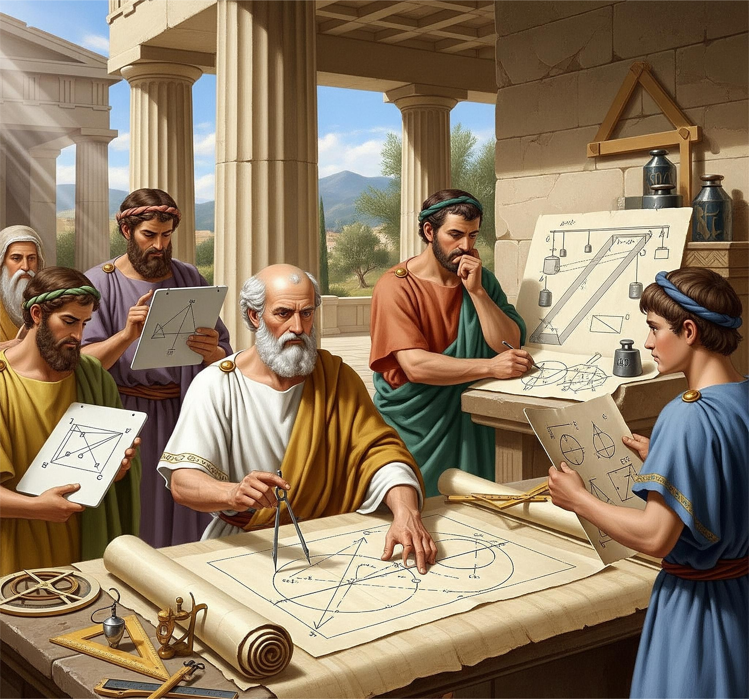 Greek Mathematics: Geometry and Its Applications