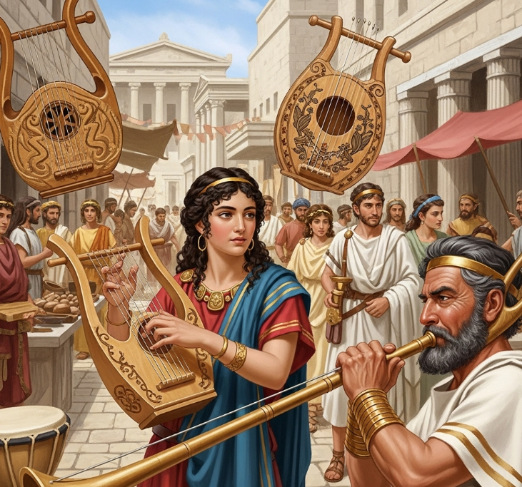 Greek Musical Instruments: From the Lyre to the Aulos