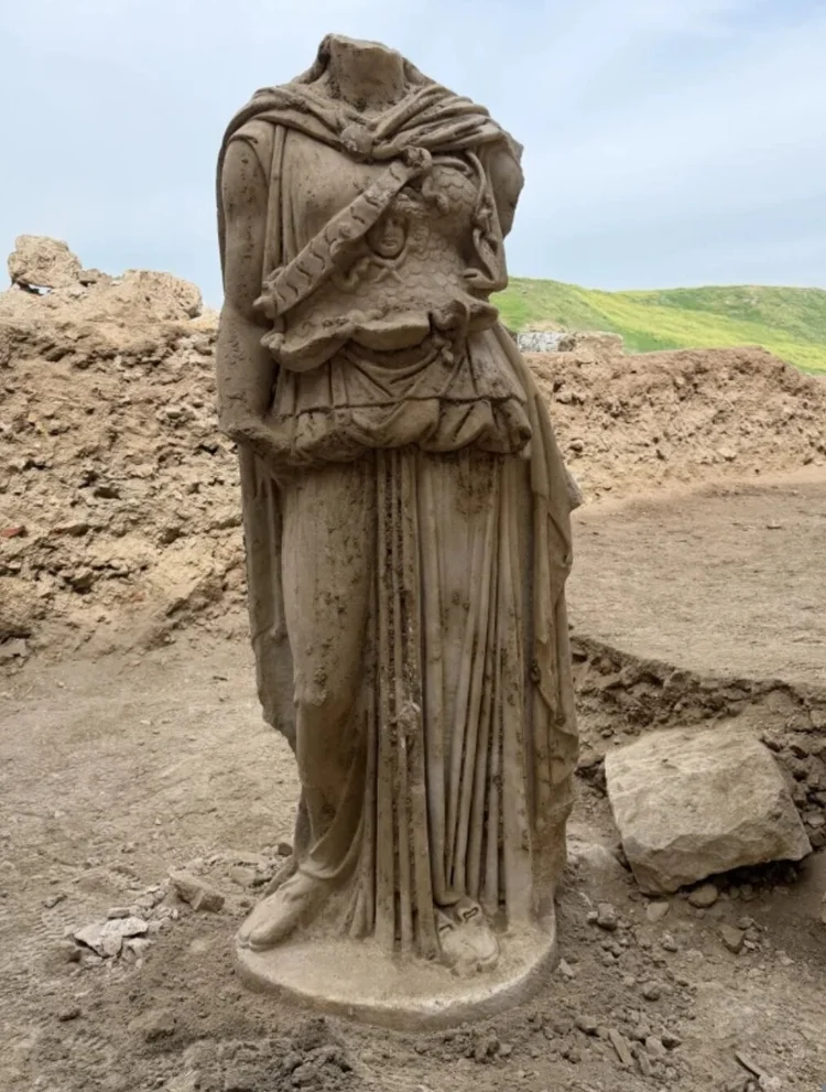 Two-Meter Statue of Athena Discovered in the Rubble of Laodicea’s ...