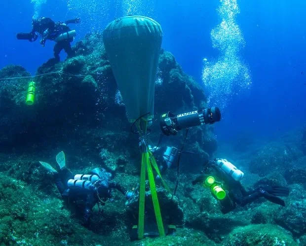 Massive marble head of Hercules found at Antikythera Shipwreck
