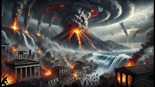 Impressive Video Depicting the "Minoan Eruption" of the Santorini Volcano