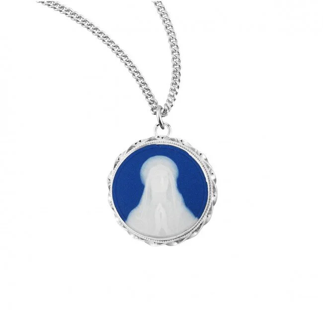 Religious Jewelry - Our Lady of Sorrows Cameo — Unique Catholic Jewelry ...