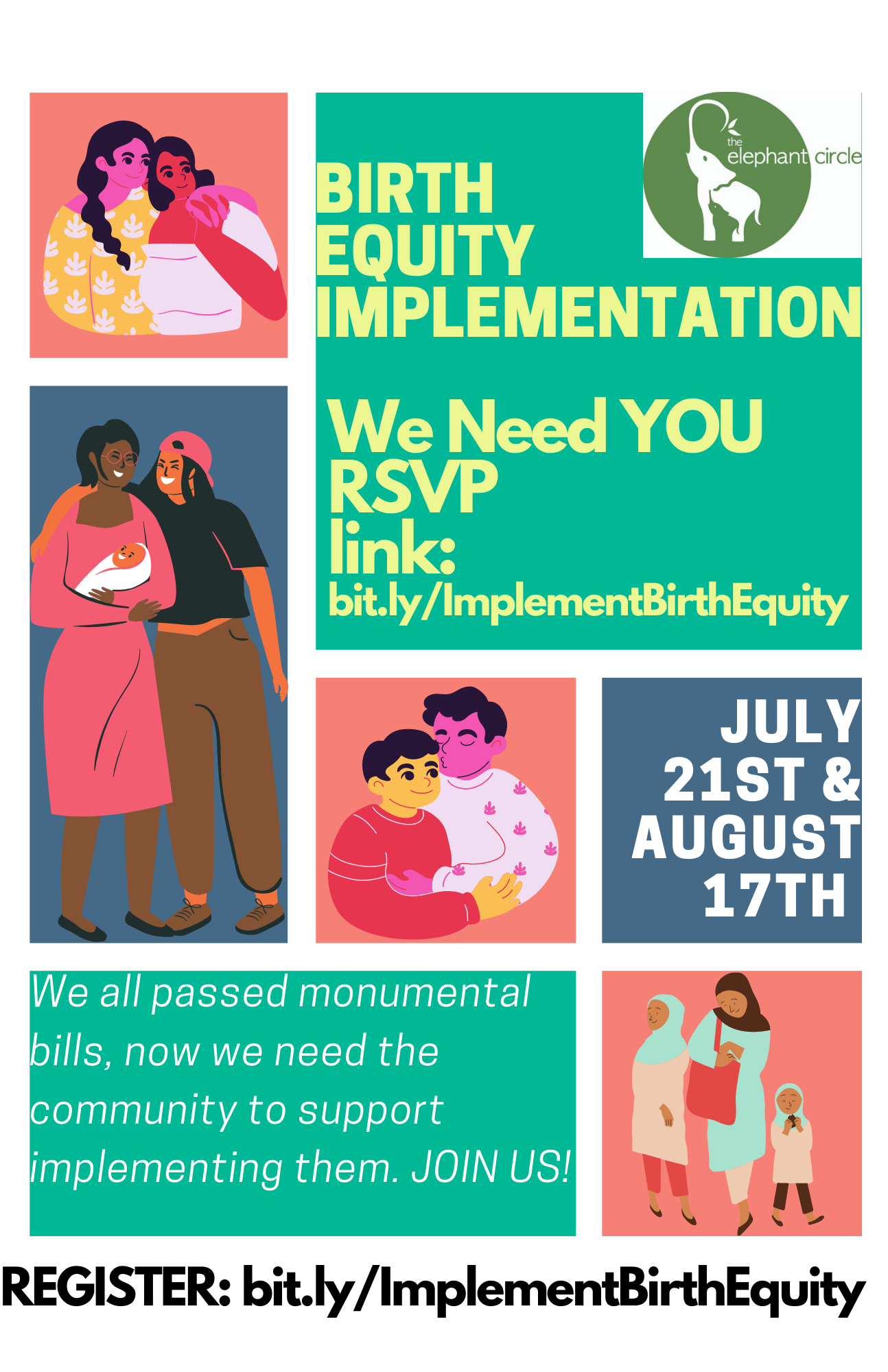 Birth Equity Implementation Planning - Community Meeting — Elephant Circle