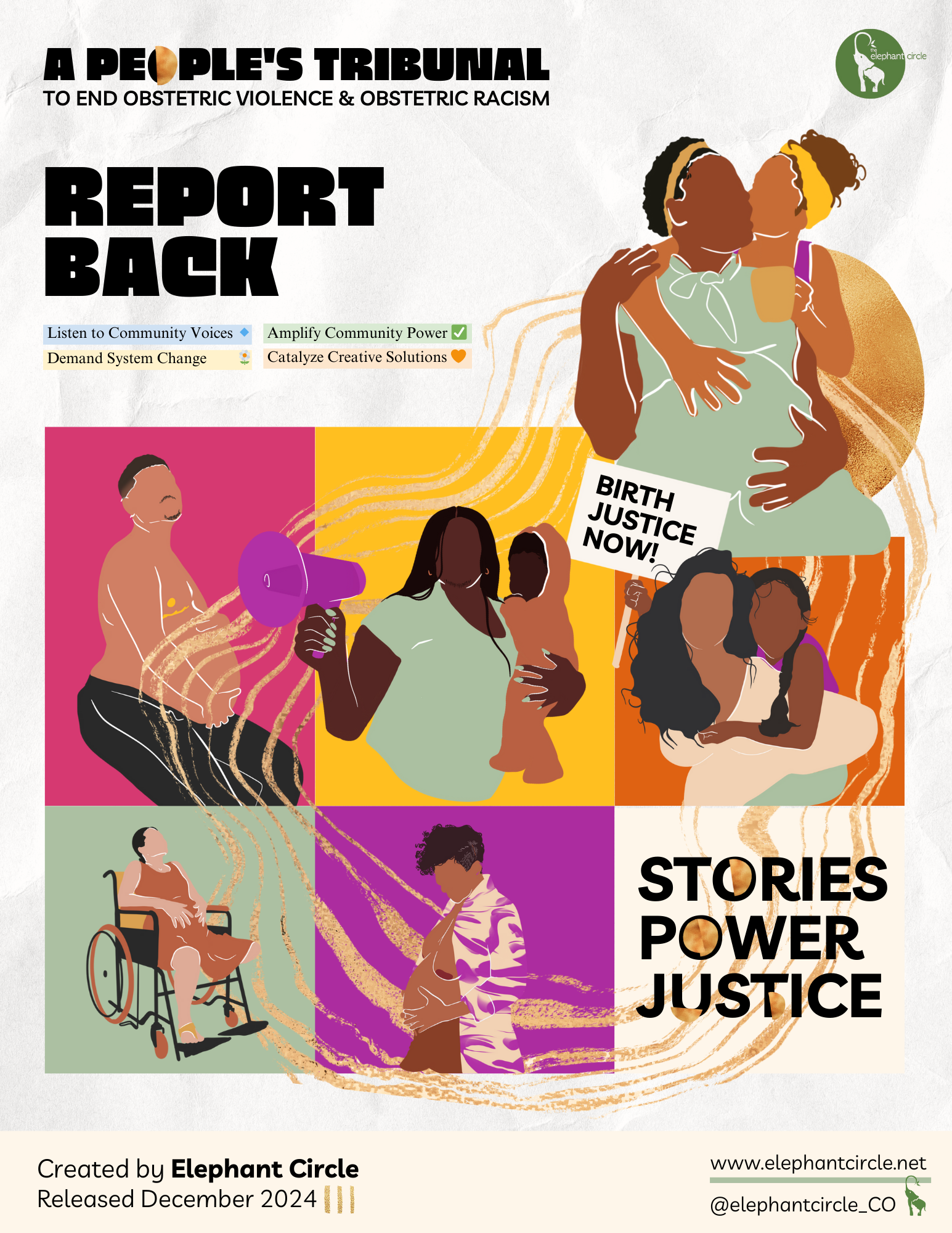 Birth Justice Tribunal Report Back — Elephant Circle