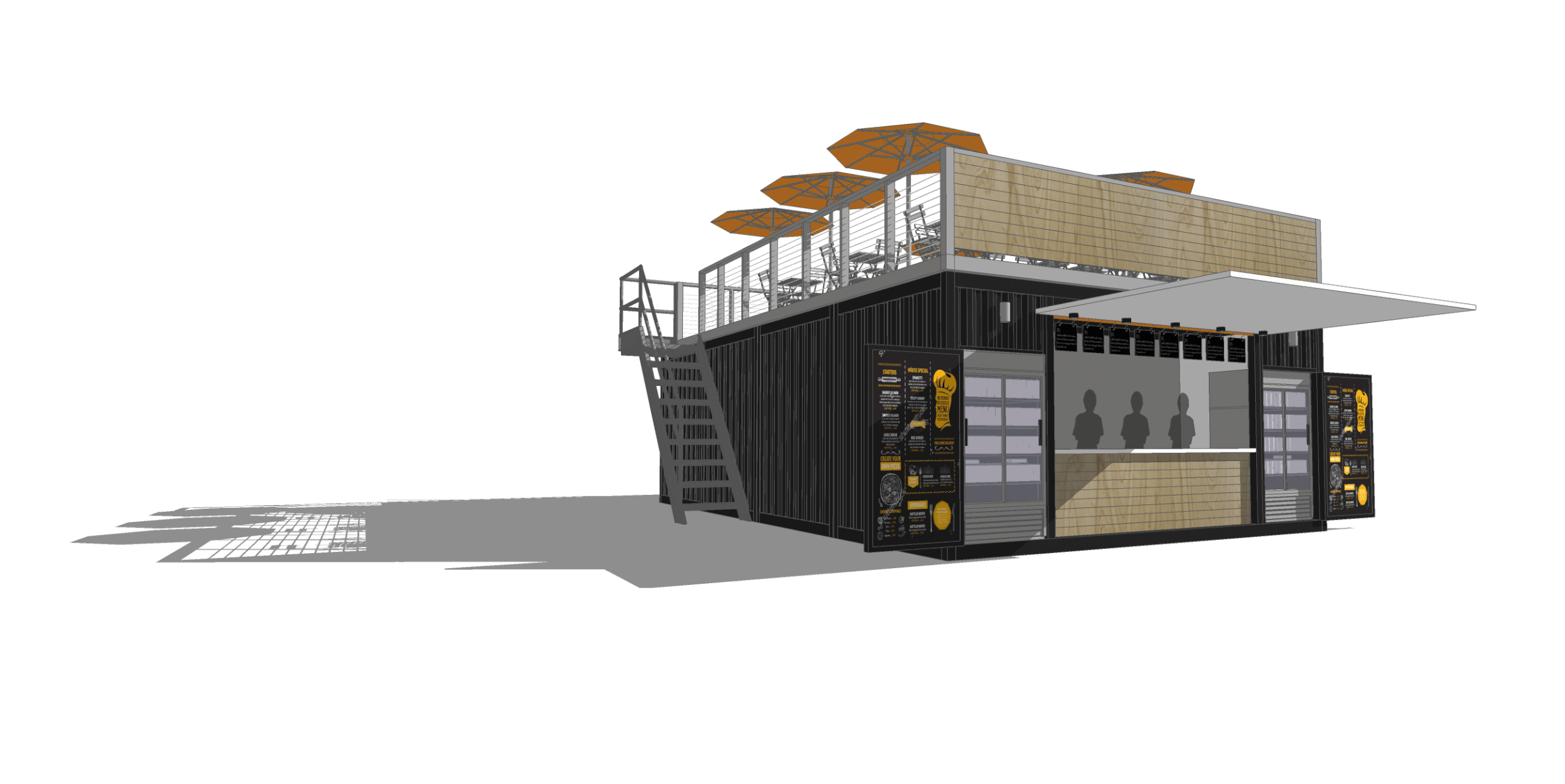 WOTBOX | Converted shipping containers for bars and cafes