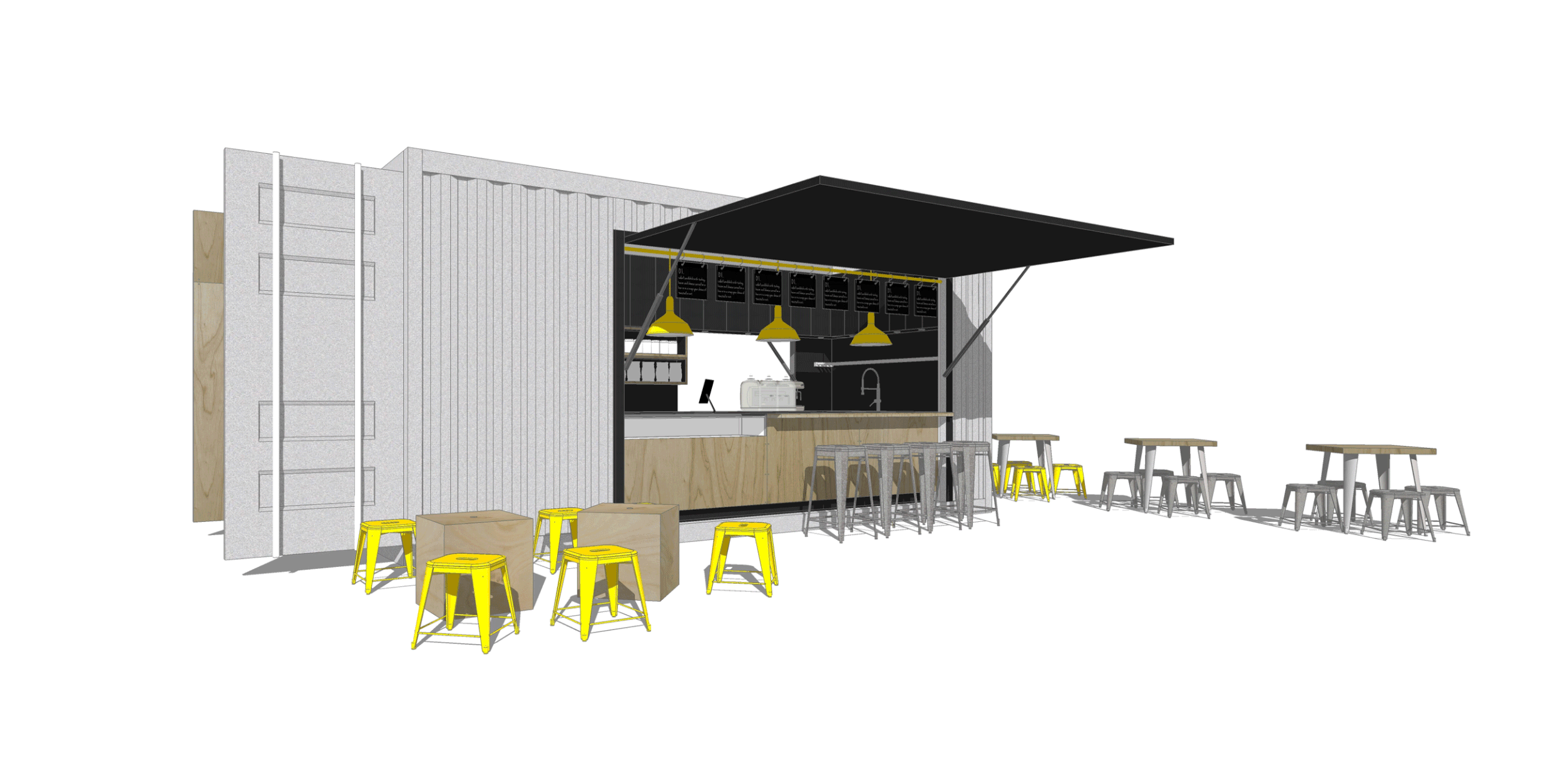 WOTBOX | Converted shipping containers for bars and cafes