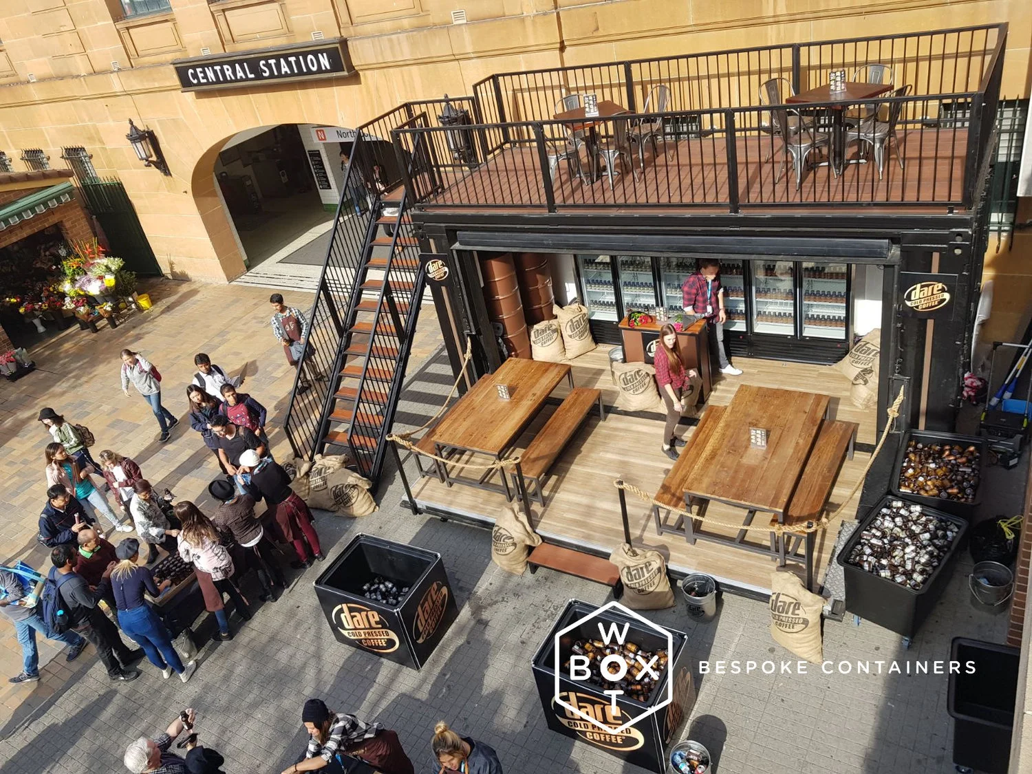 WOTBOX | Converted shipping containers for bars and cafes