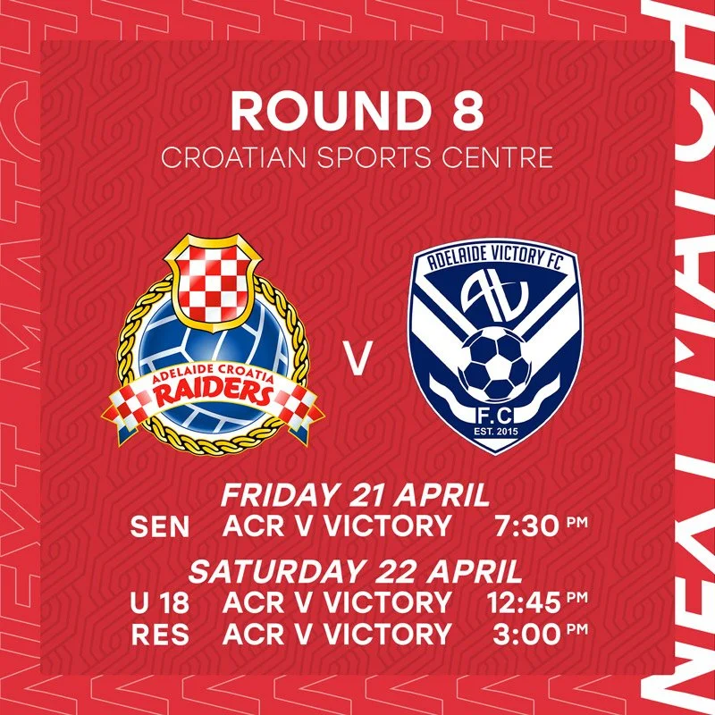 Events Calendar — Adelaide Croatia Raiders Soccer Club