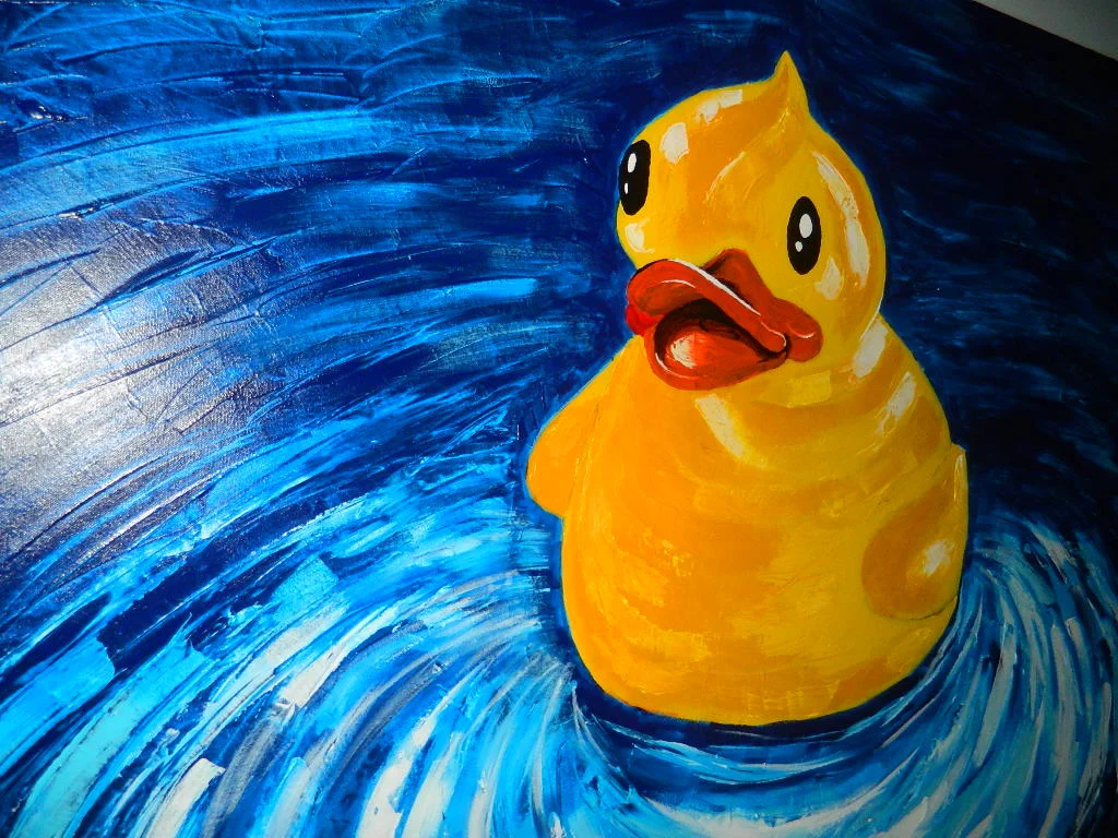 Rubber Duck Bathtub Paintings