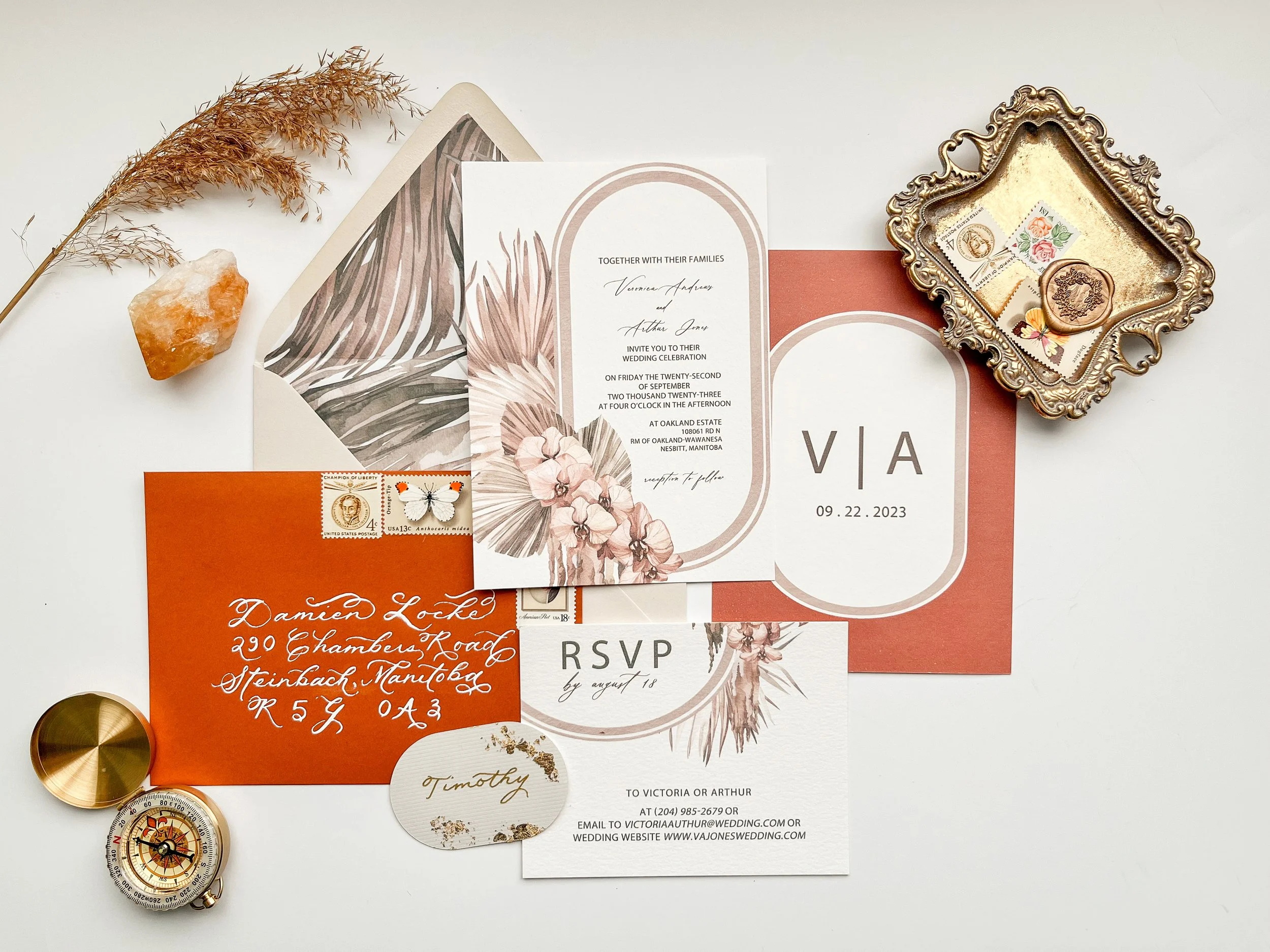 Wedding Invitation Suites - Kind Regards Calligraphy