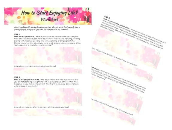What Does It Mean to Enjoy Life? + free guide on how to do it — Follow ...