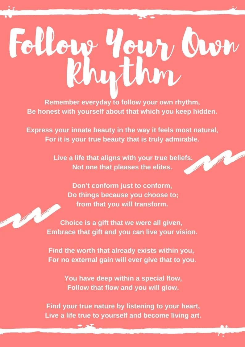 A poem to inspire you to follow your own truth everyday — Follow Your ...