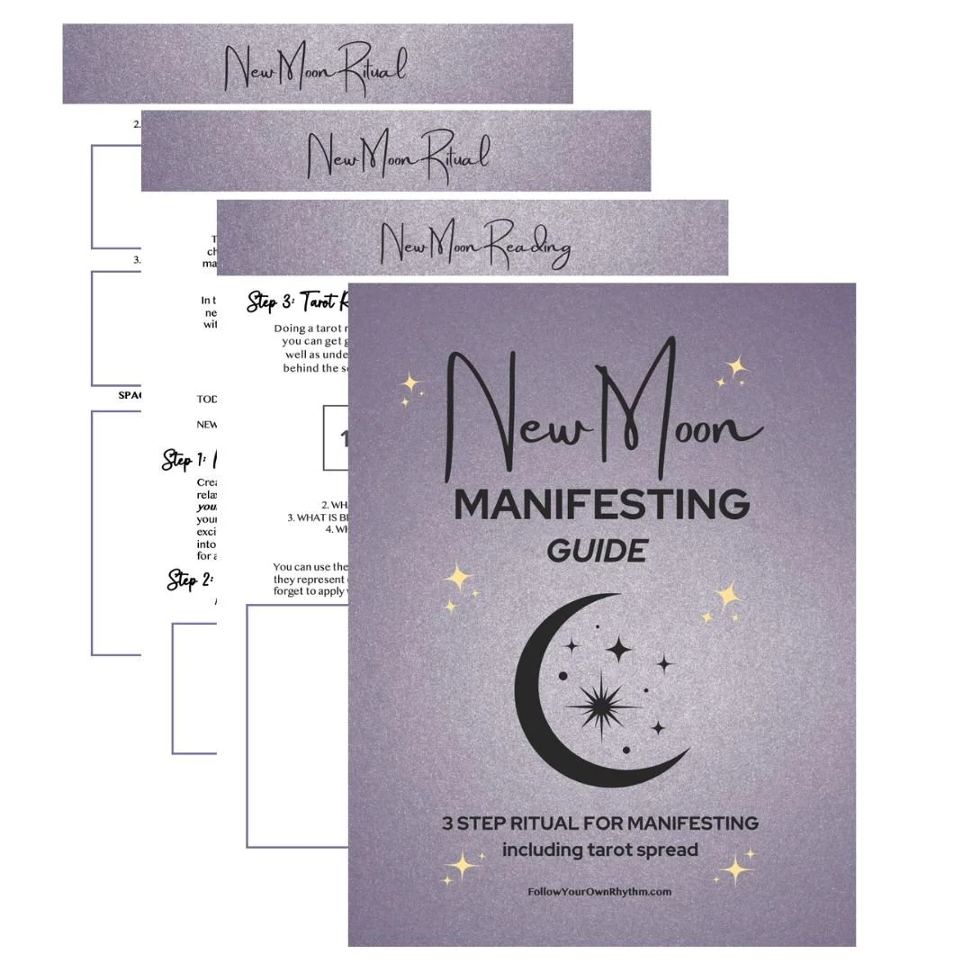 New moon manifesting guide — Follow Your Own Rhythm