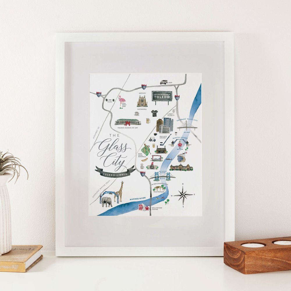 Watercolor Map
