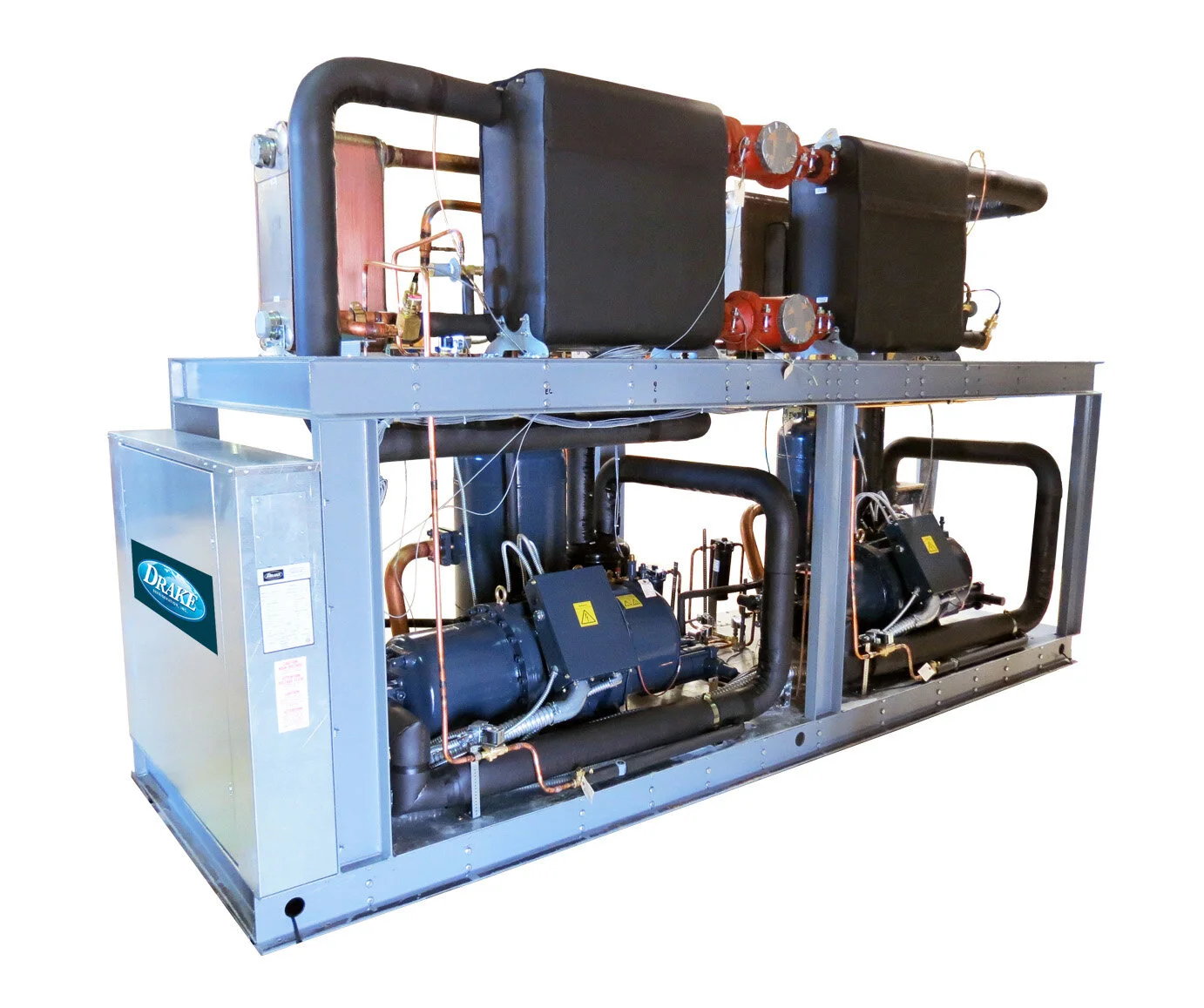 Packaged Water-Cooled Industrial Chillers | Drake Chillers
