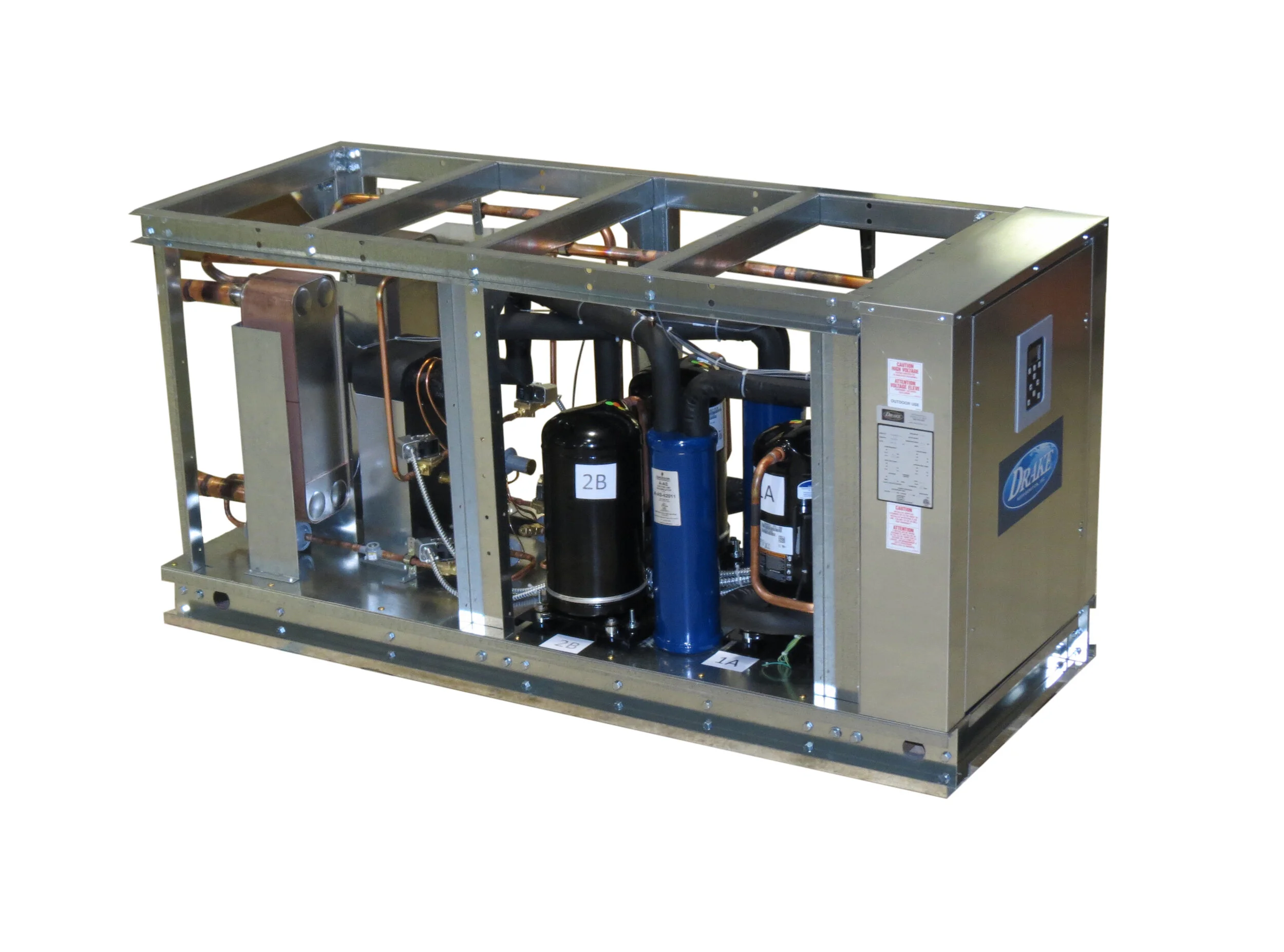 Packaged Water-Cooled Industrial Chillers | Drake Chillers