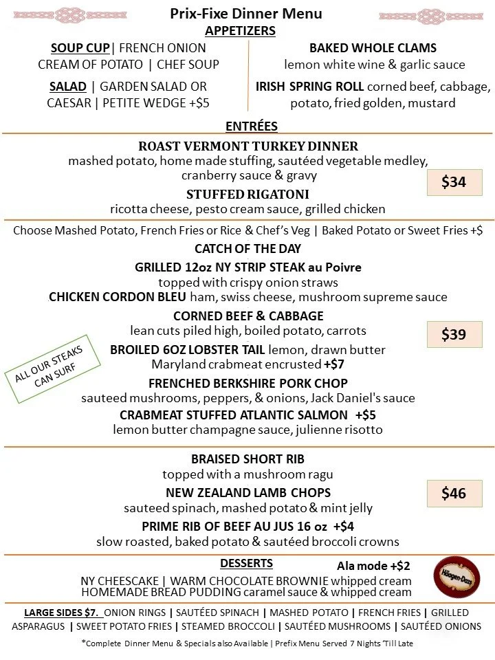 Paddy's Loft Restaurant - Pub - Catering