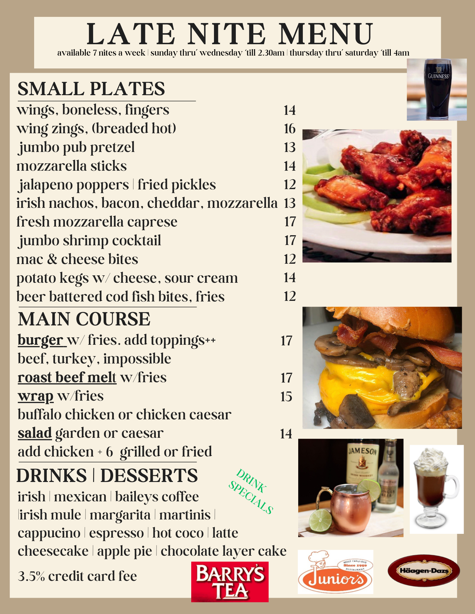 Paddy's Loft Restaurant - Pub - Catering