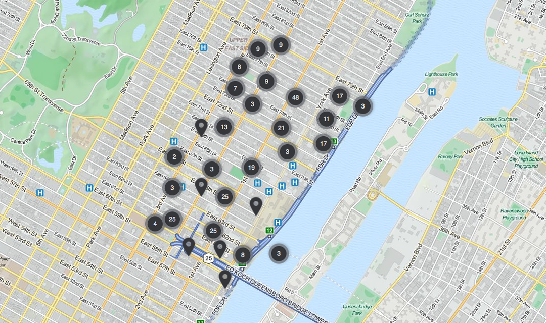 Upper East Side Boundaries _ Upper East Side Quartier – UPFV