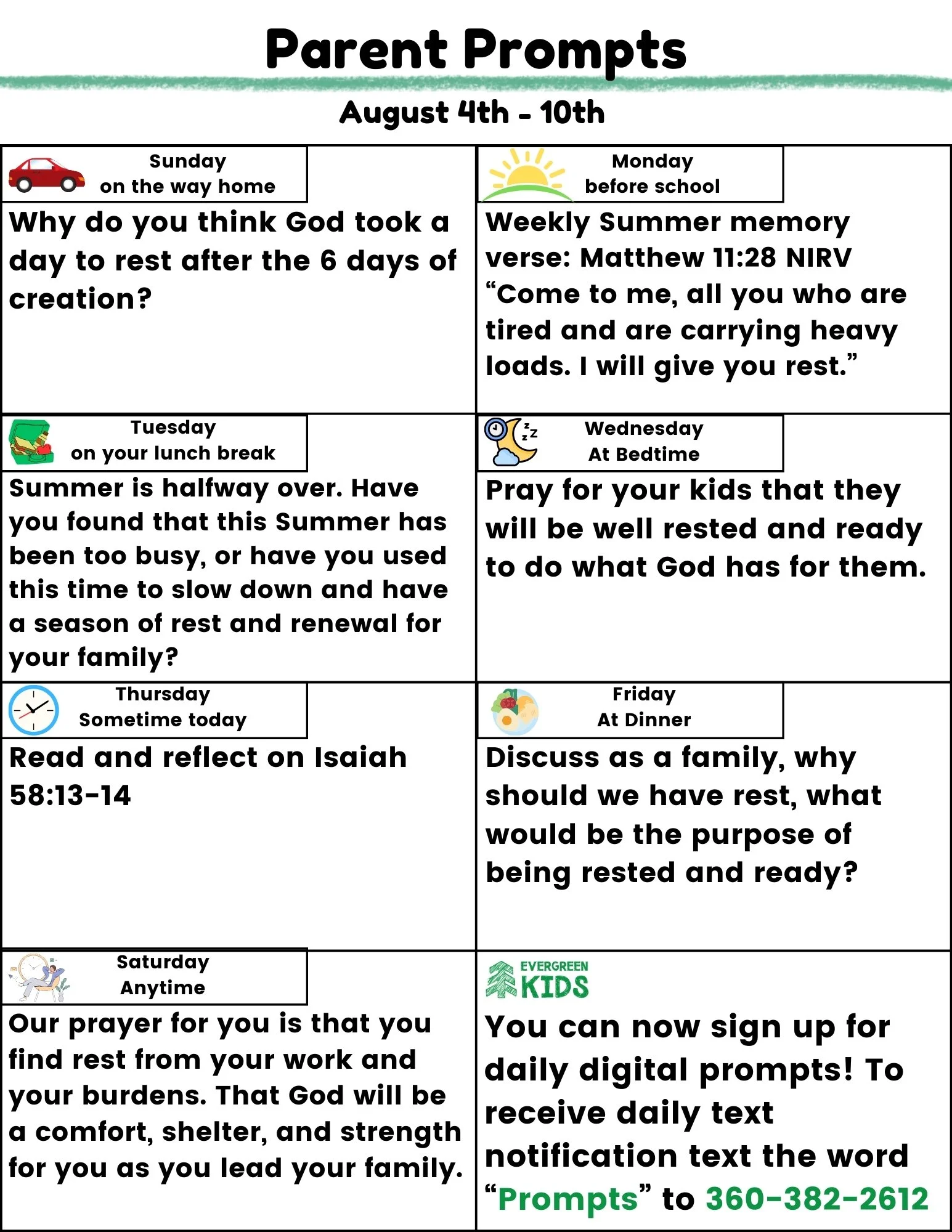 Parent Resources — Evergreen