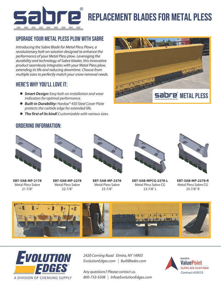 Metal Pless — Built Blades