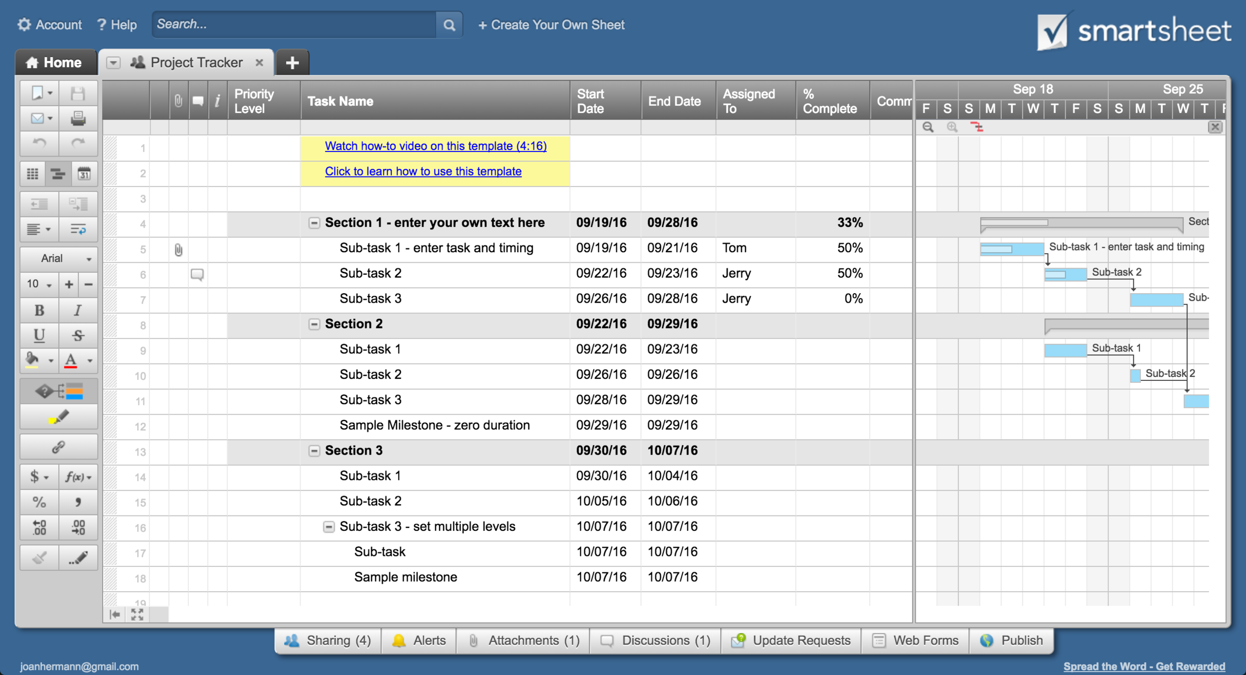 Smartsheet — Kyle Zantos - Sr. UX Design