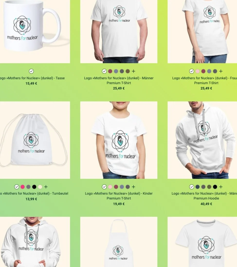 Mothers for Nuclear Merchandise — Mothers for Nuclear